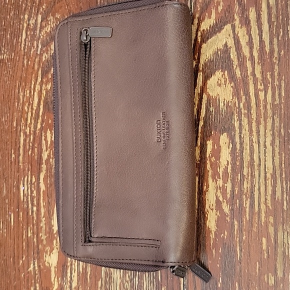 Buxton | Bags | Buxton Womens Leather Double Zip Indexer Wallet | Poshmark
